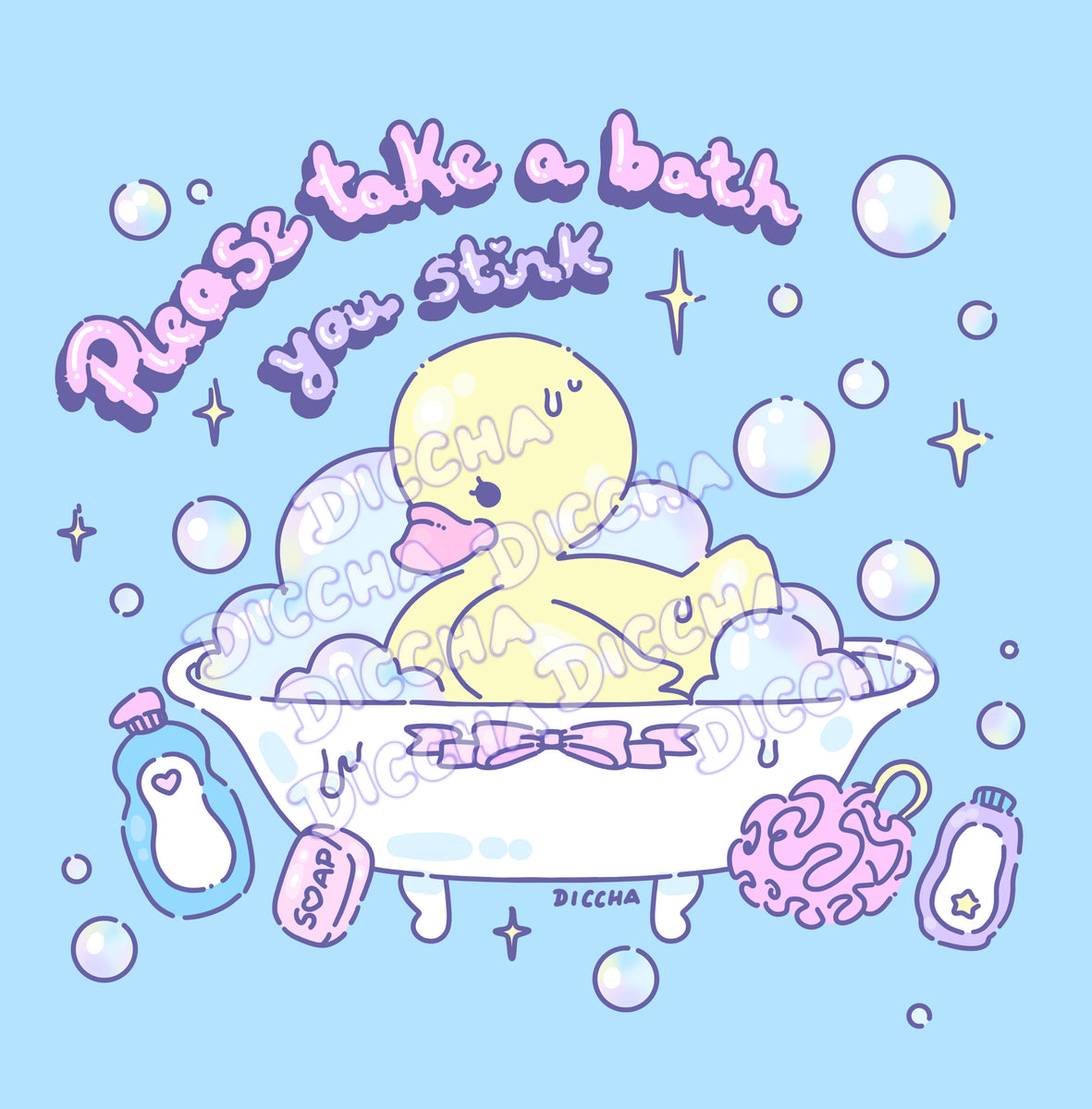 stinky art print PREORDER ♡| diccha